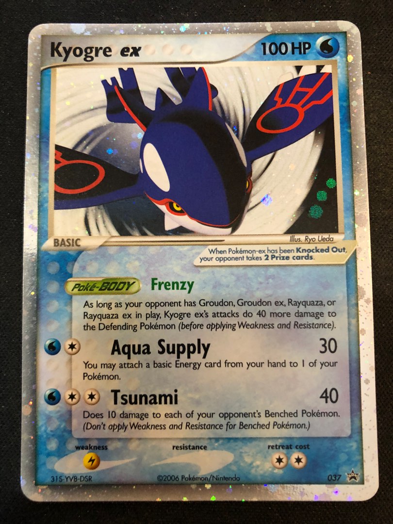 Kyogre EX #37 Ultra Rare Pokemon Promo Pokemon Cards/TCG, Hobbies ...