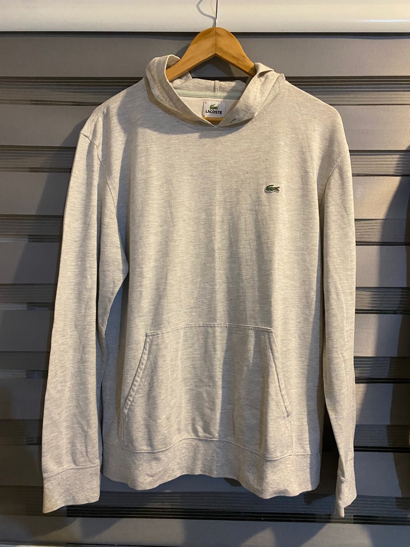 Lacoste hoodie, Men's Fashion, Coats, Jackets and Outerwear on Carousell