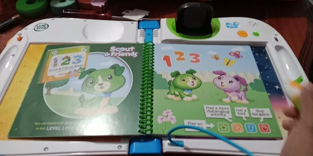 Leapfrog interactive learning book, Babies & Kids, Infant Playtime on ...