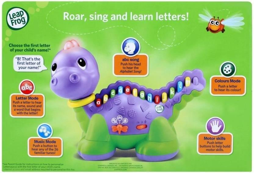 Leapfrog lettersaurus with multiple activities, Babies & Kids, Infant ...