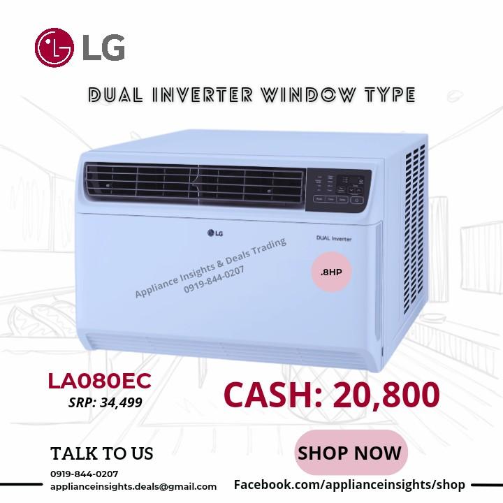 LG Dual Inverter Window type Aircon, TV & Home Appliances, Air ...