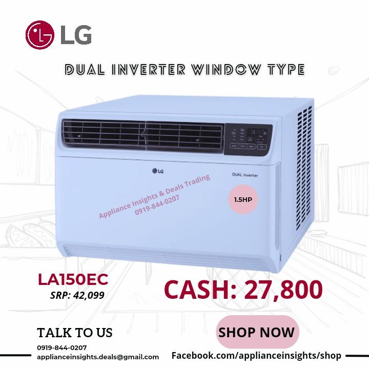 LG Dual Inverter Window type Aircon, TV & Home Appliances, Air ...
