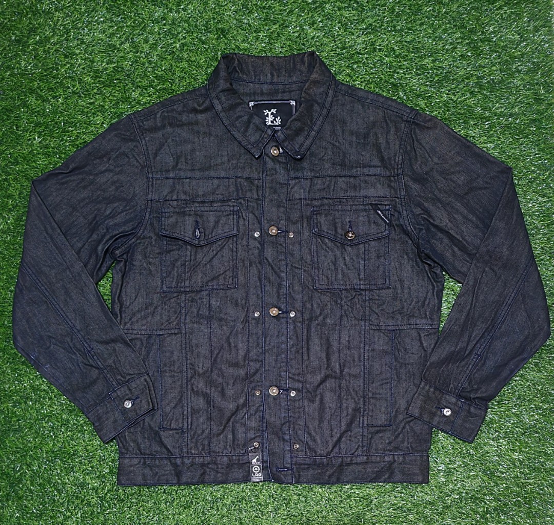 LRG RAW DENIM JACKET, Men's Fashion, Coats, Jackets and Outerwear on ...