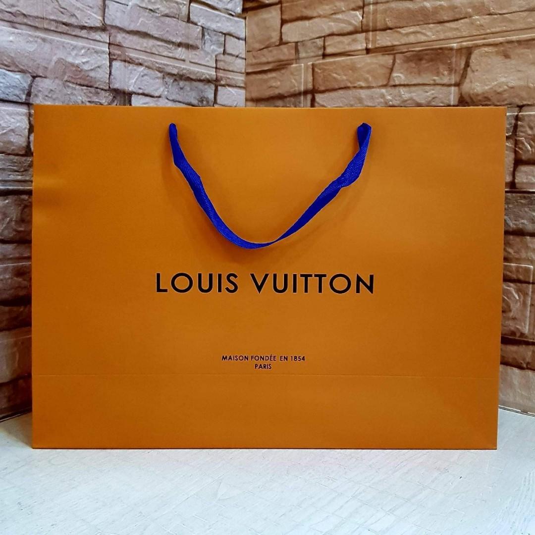 LV PAPER BAG, Luxury, Bags & Wallets on Carousell