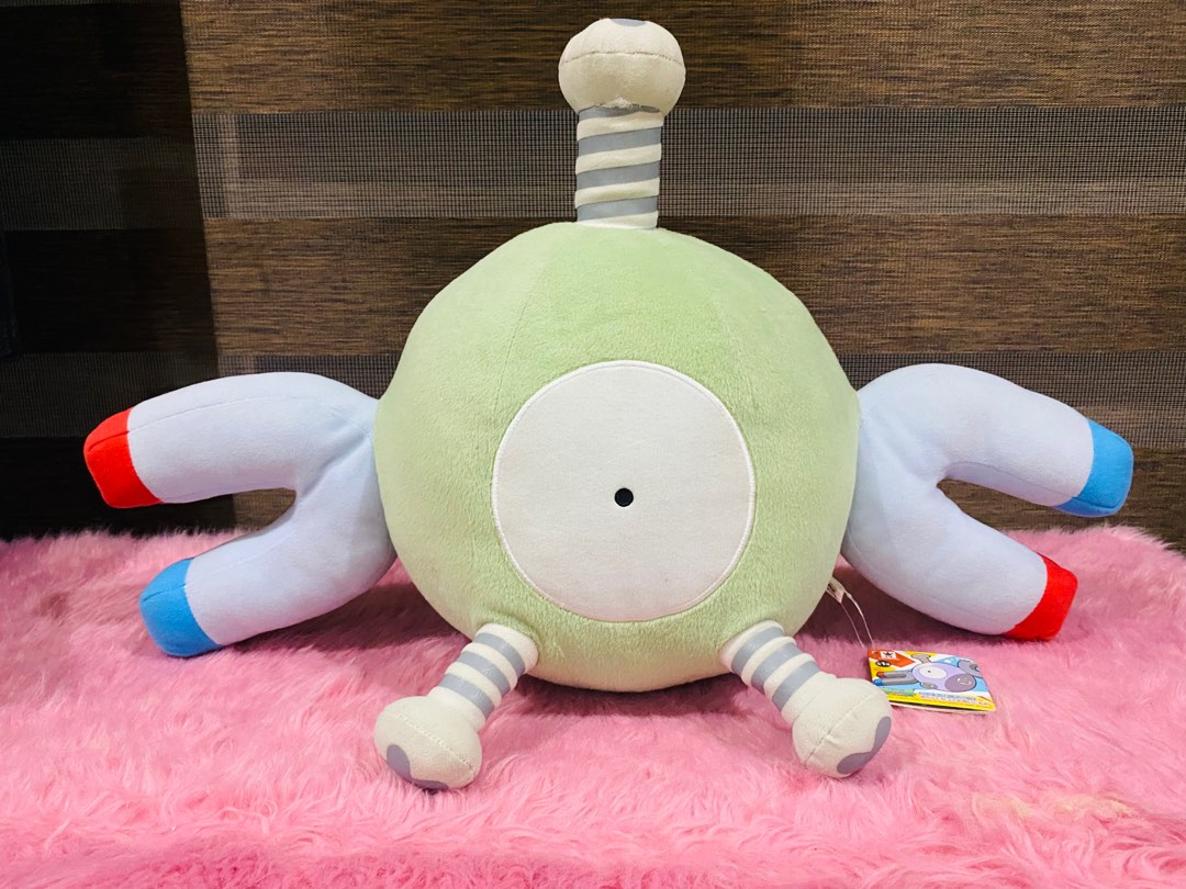 Magnemite Pokemon Plush, Hobbies & Toys, Toys & Games on Carousell