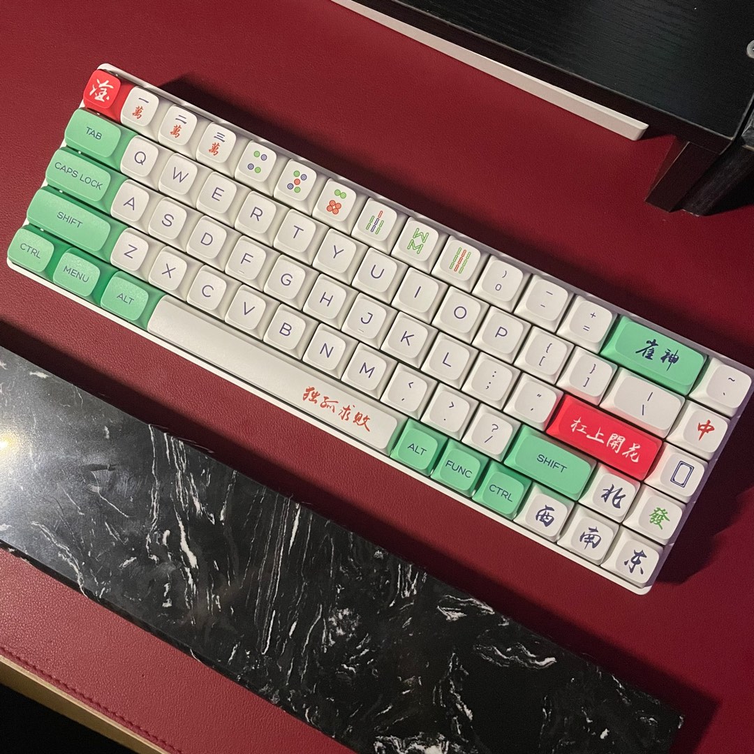 #Mahjong Zimo Custom mechanical keyboard, Computers & Tech, Parts ...