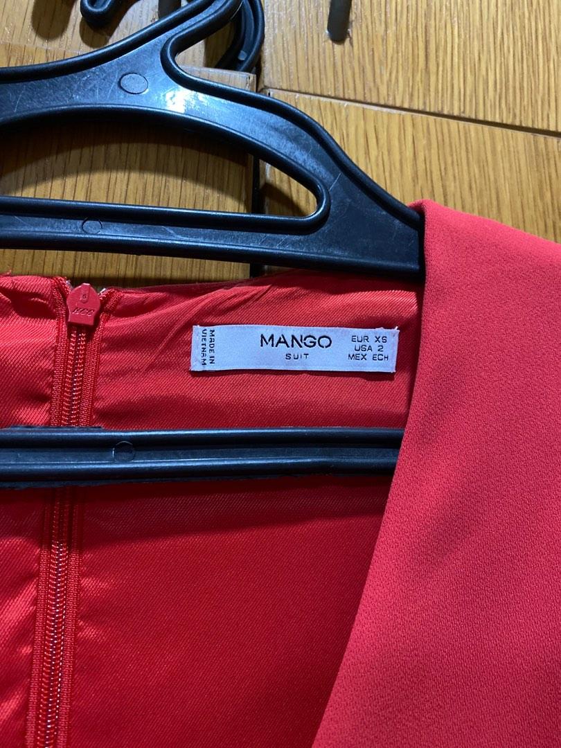 Mango Red Dress, Women's Fashion, Dresses & Sets, Dresses on Carousell