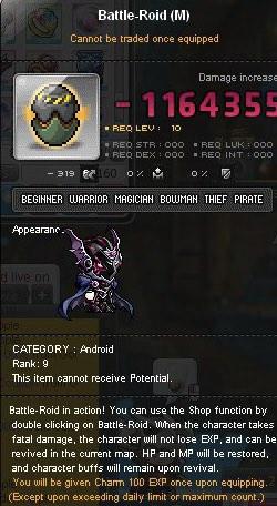 MapleSEA Aquila Battle-Roid (M), Video Gaming, Video Games, Others on ...