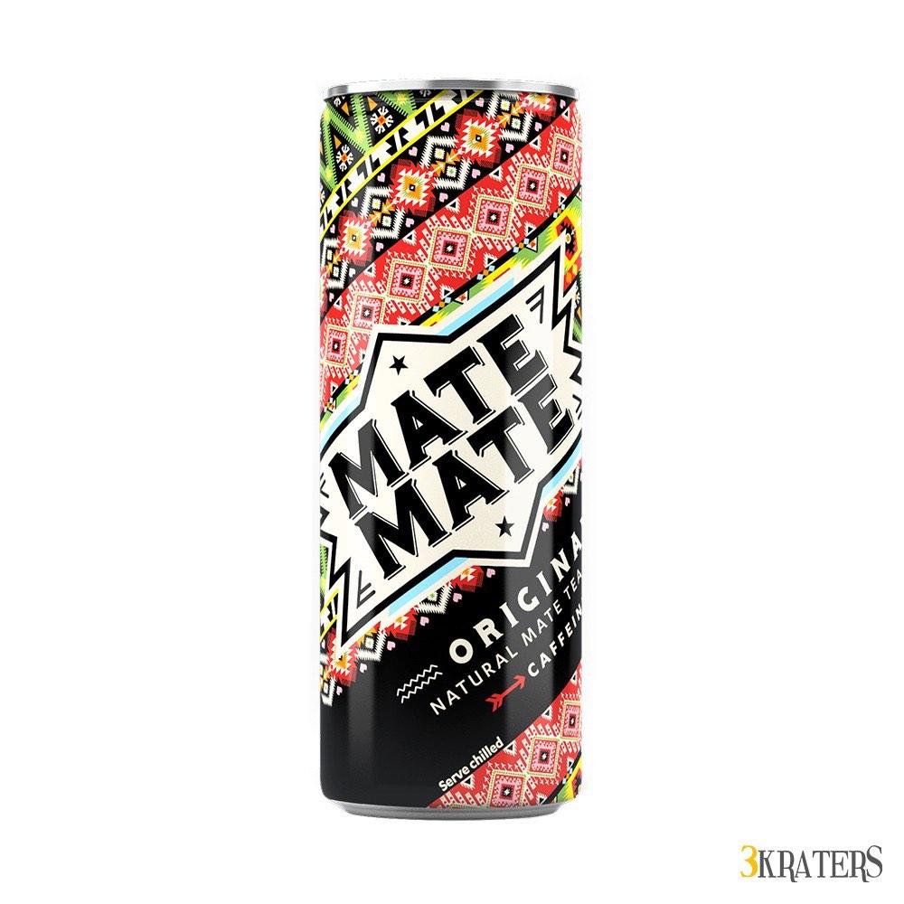 MATE MATE Original Natural Yerba Mate Energy Tea Drink 250ml x 24 Cans ...