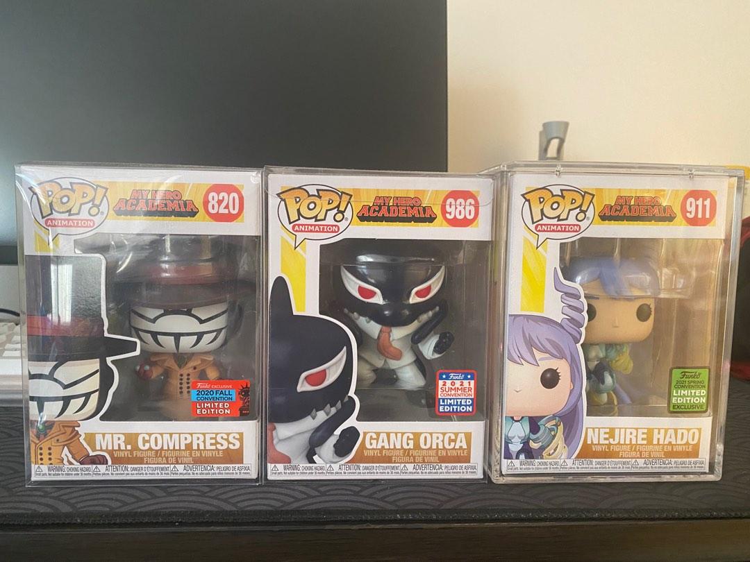 MHA Shared Exclusive Pops! (nejire, gang orca, mr. Compress), Hobbies ...