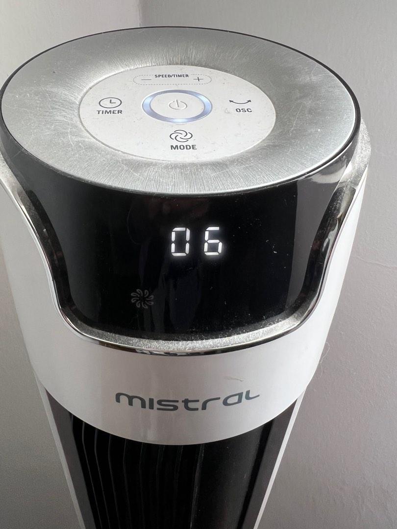 Mistral tower fan with remote control, TV & Home Appliances, Other Home ...