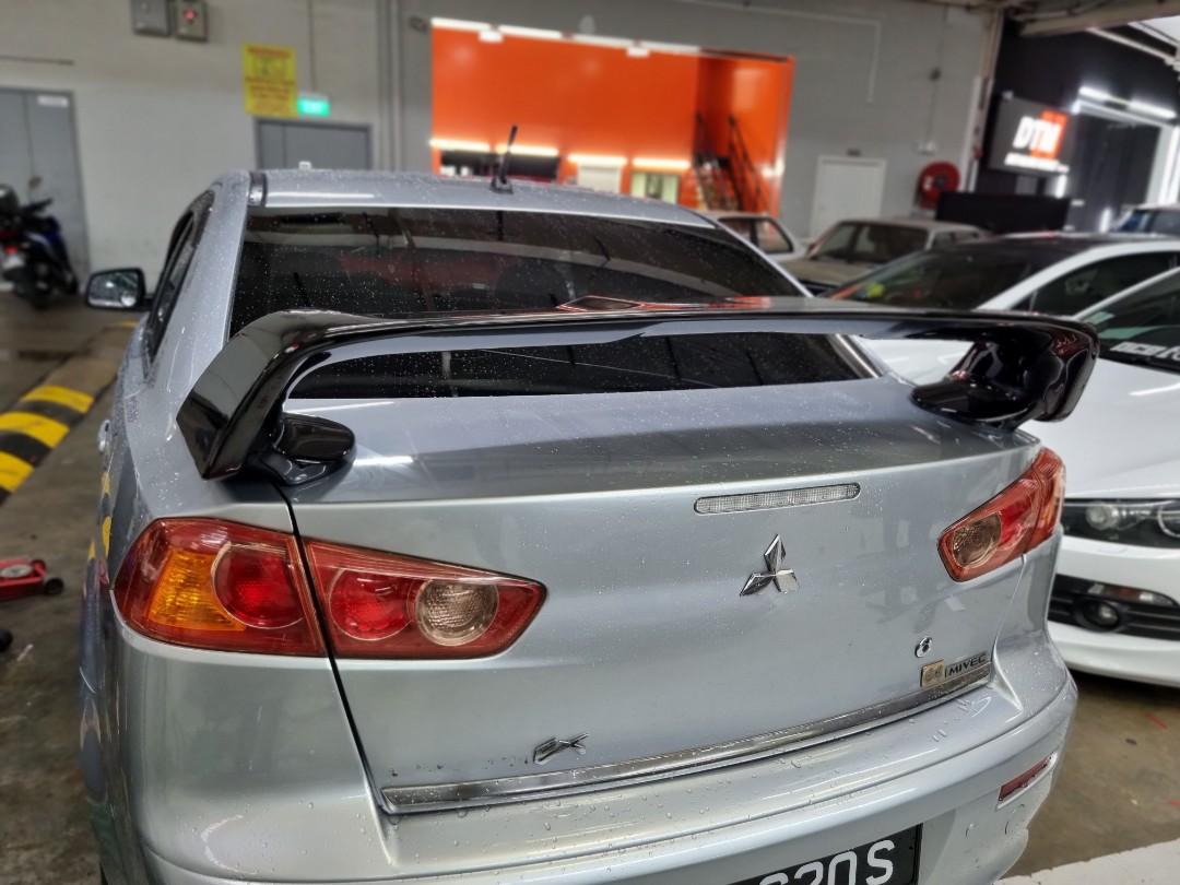 Mitsubishi Lancer EX EVO Spoiler Roof Vortex Front Lips Side fender ...