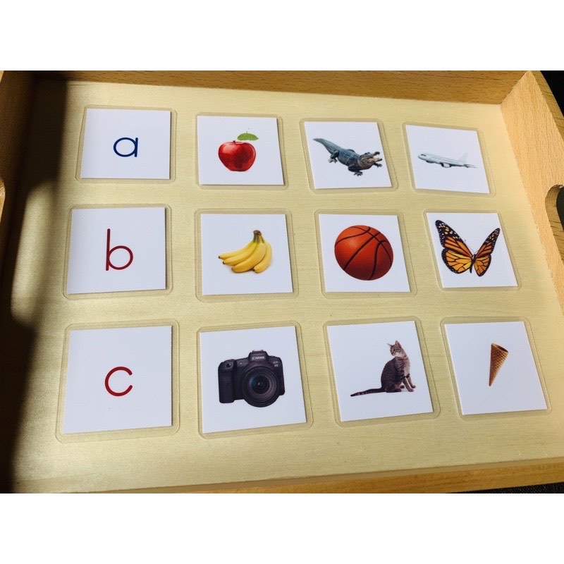 Montessori Initial Sound Cards Set, Hobbies & Toys, Stationary & Craft ...