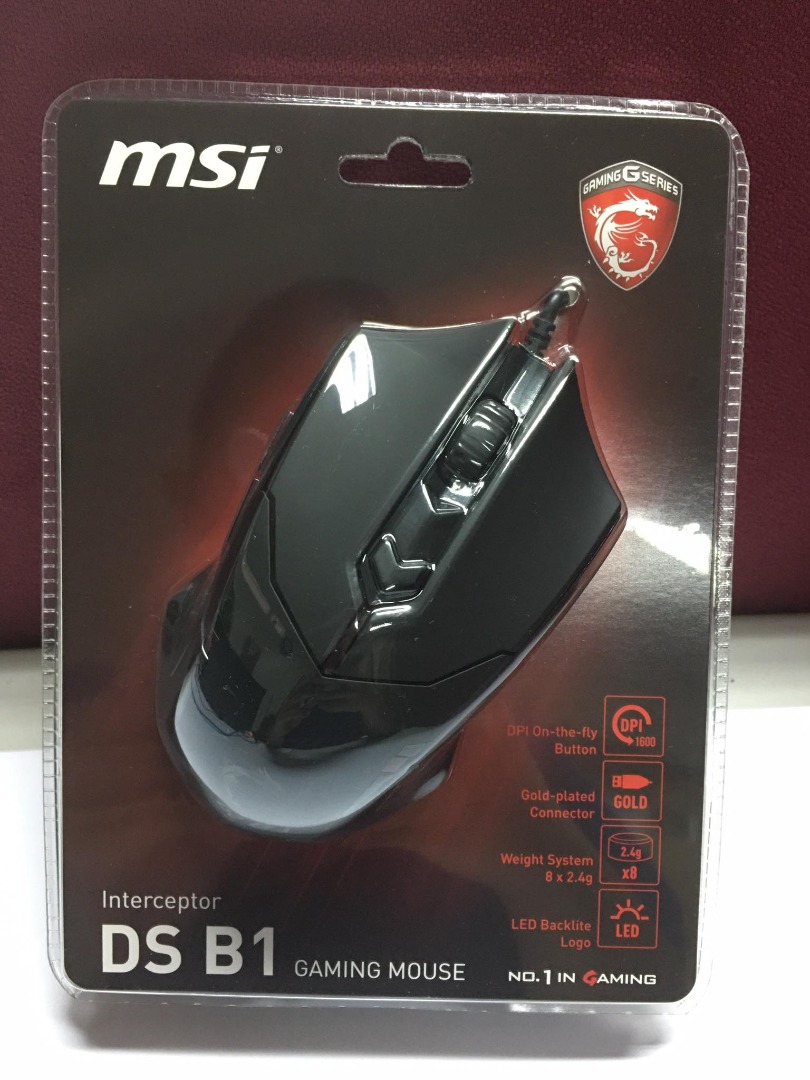 MSI DS B1 Interceptor Gaming Mouse, Computers & Tech, Parts ...