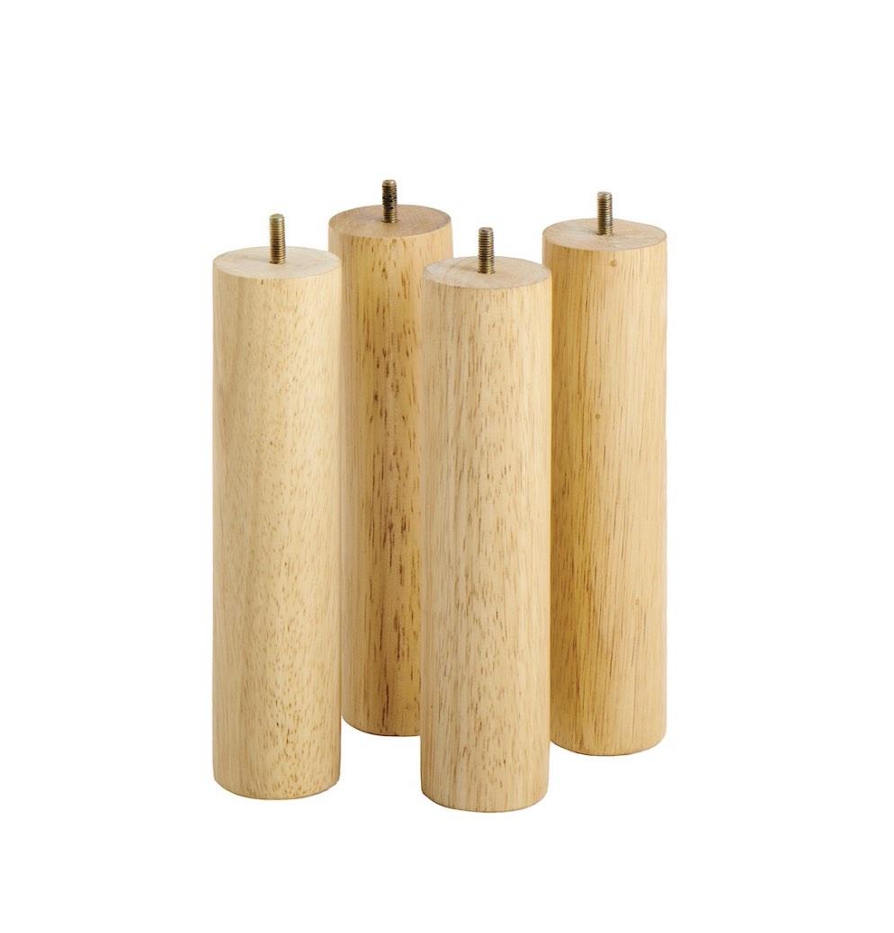MUJI Wooden Legs x4 (20 cm ht) for Wooden Bed Frame, Furniture & Home ...