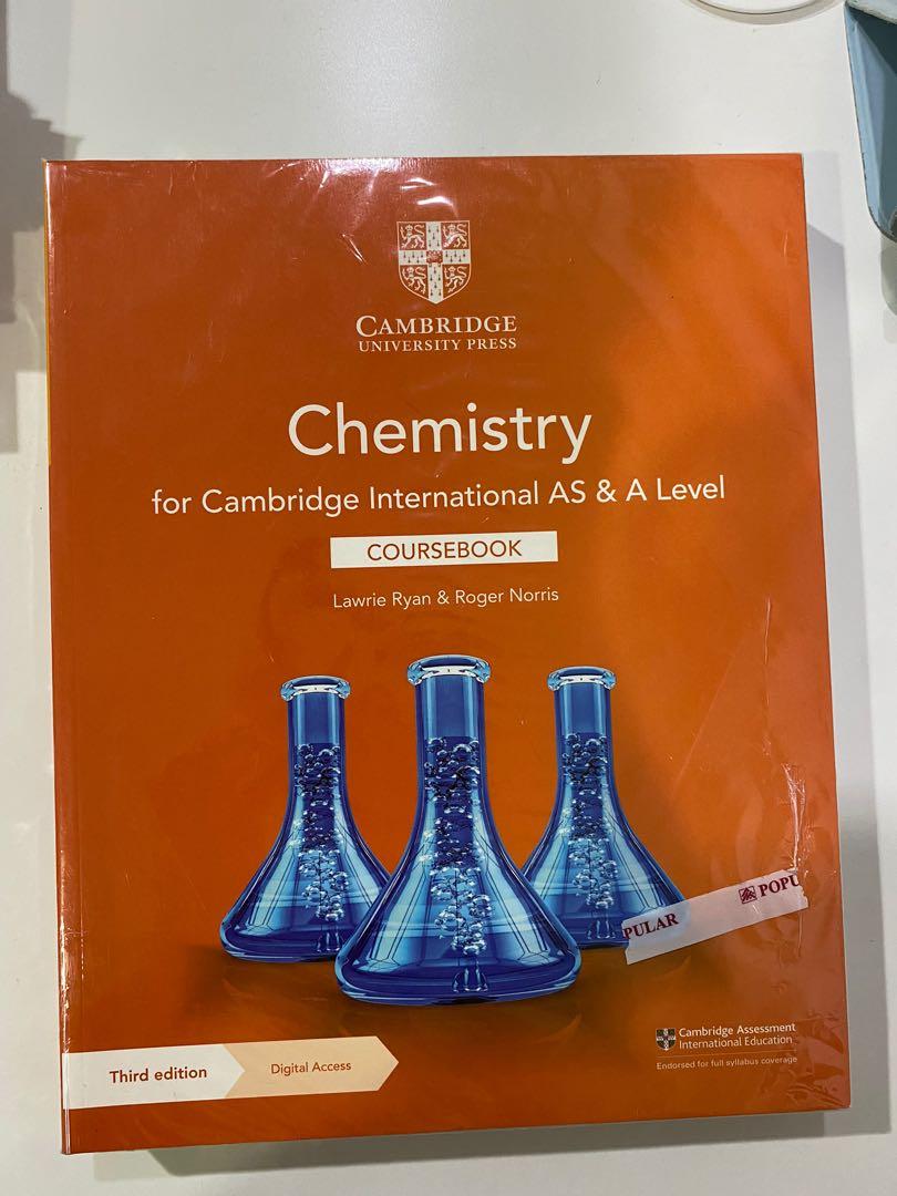 (Negotiable) A-level 9701 chemistry newest version from 2022 textbook ...