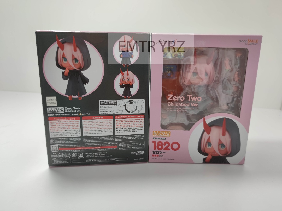 Nendoroid 1820 Zero Two: Childhood Ver., Hobbies & Toys, Toys & Games ...