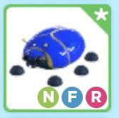 Neon Fly Ride Giant Blue Scarab- Roblox Adopt me pet * FAST DELIVERY ...