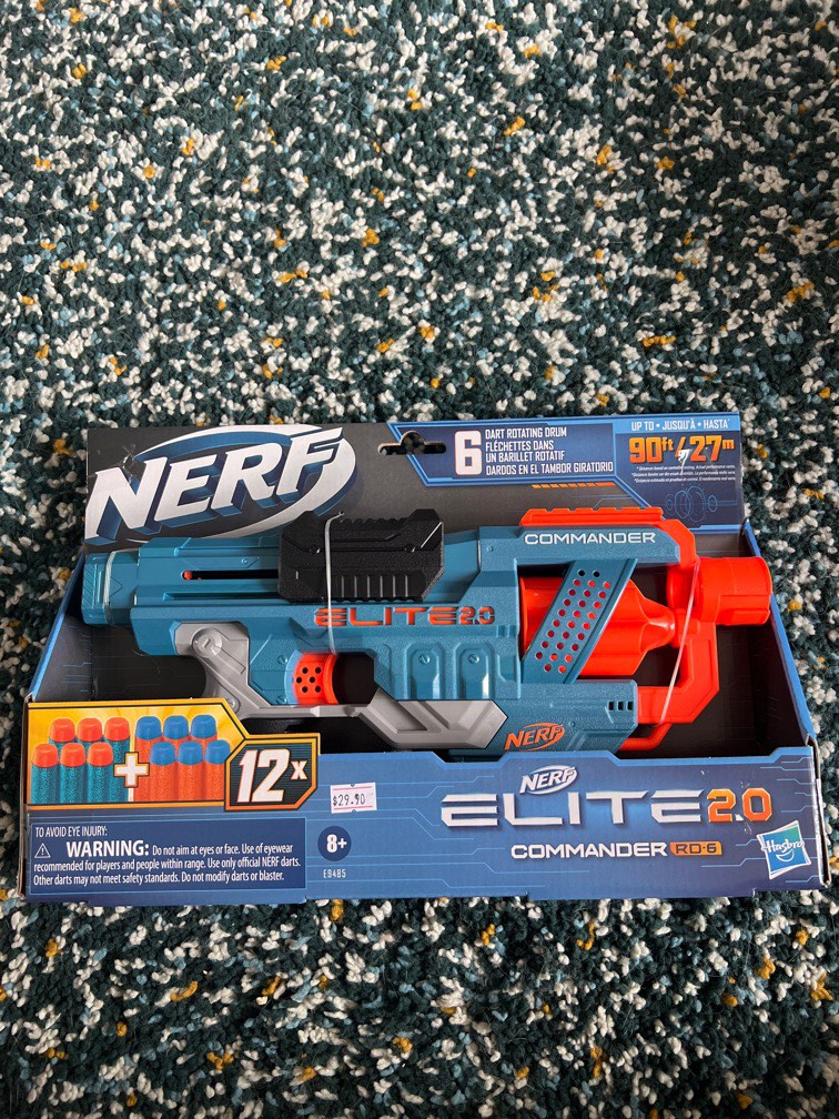 Nerf Elite 2.0 Commander RD-6, Hobbies & Toys, Toys & Games on Carousell