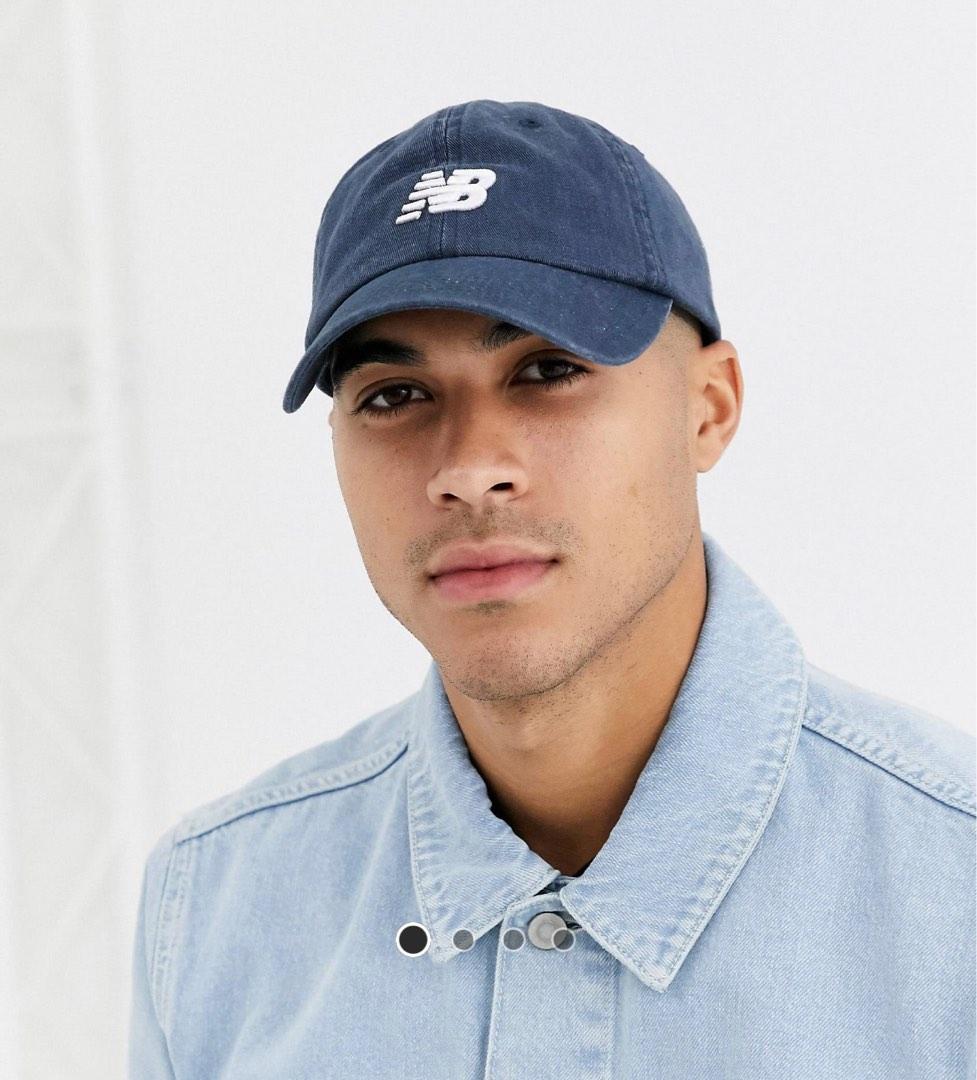 New Balance Navy Cap, Men's Fashion, Watches & Accessories, Caps & Hats ...