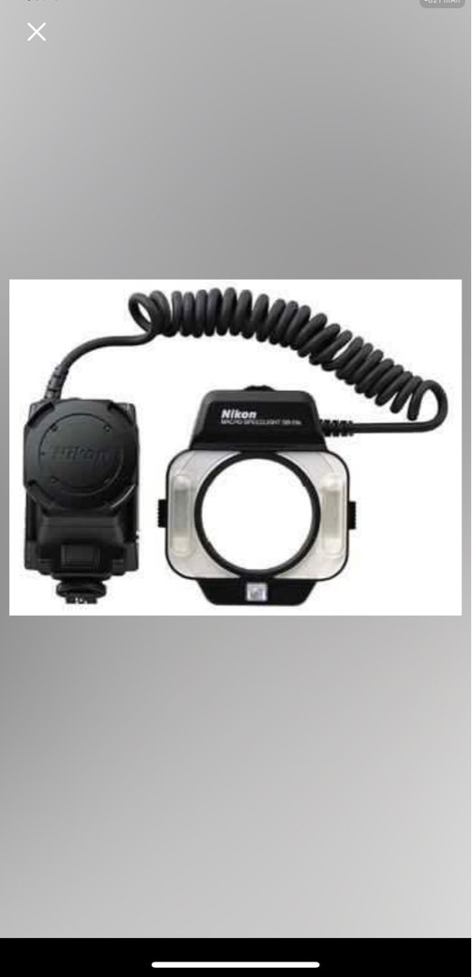 NIKON SB-29 MACRO RING FLASH, Photography, Cameras on Carousell