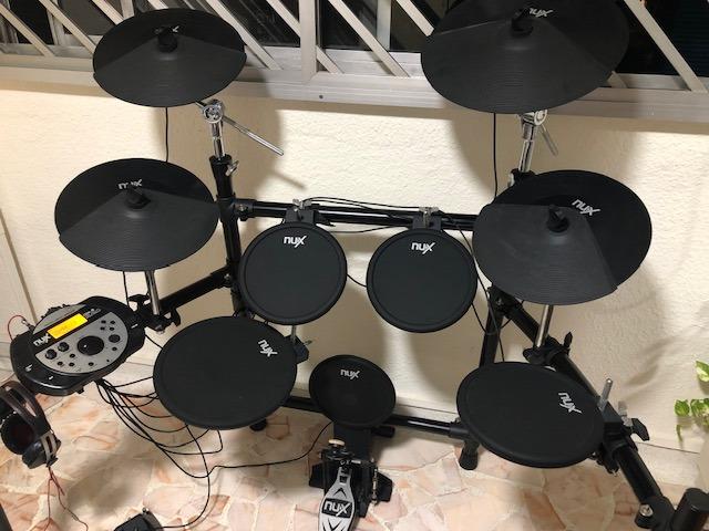 Electronic Drum NUX DM-5, Hobbies & Toys, Music & Media, Musical ...