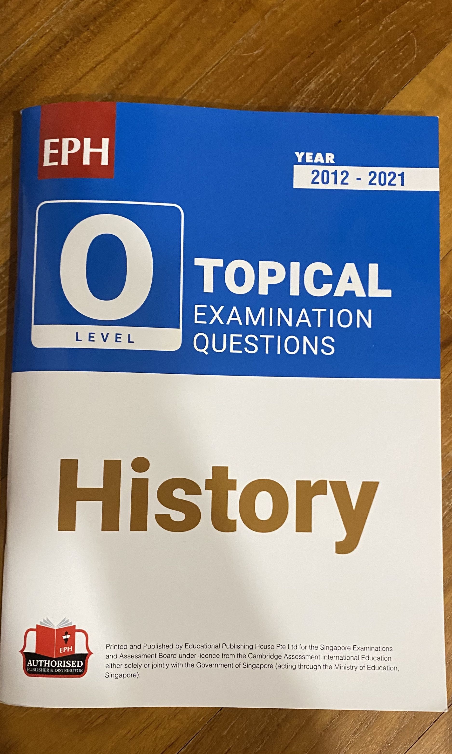 O Level TYS History, Hobbies & Toys, Books & Magazines, Assessment ...