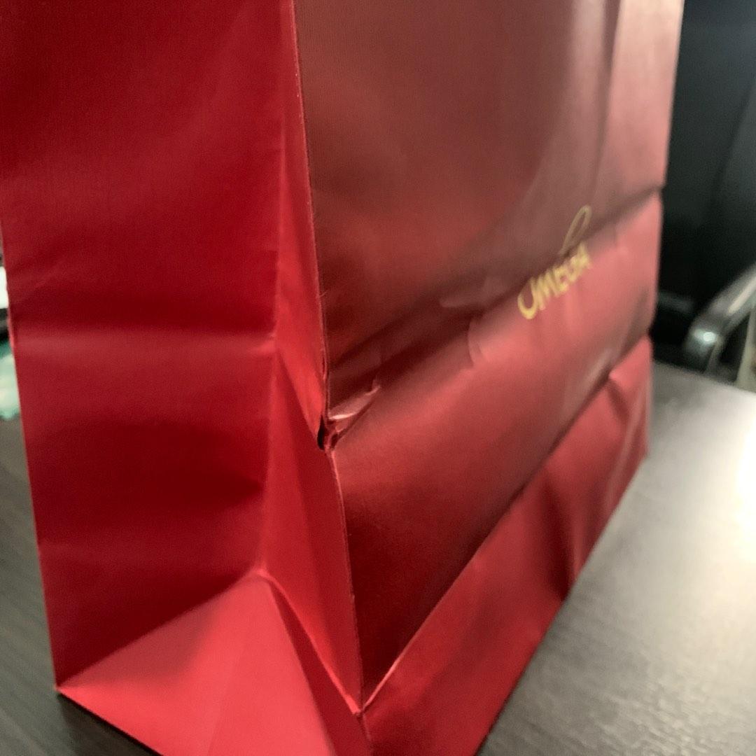 Omega Paperbag (authentic), Luxury, Accessories on Carousell