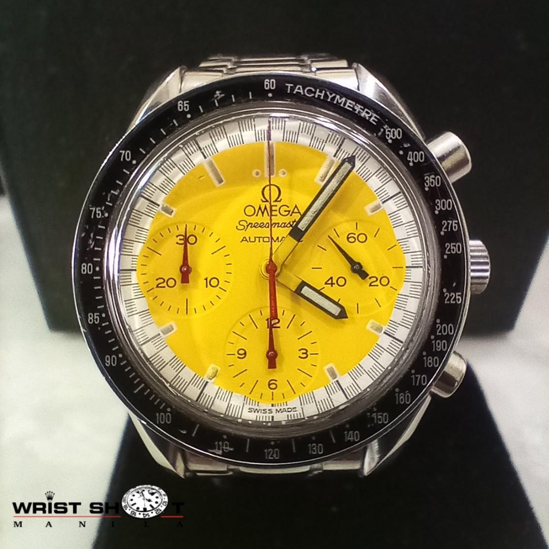 Omega Speedmaster Michael Schumacher Yellow Dial, Luxury, Watches on ...