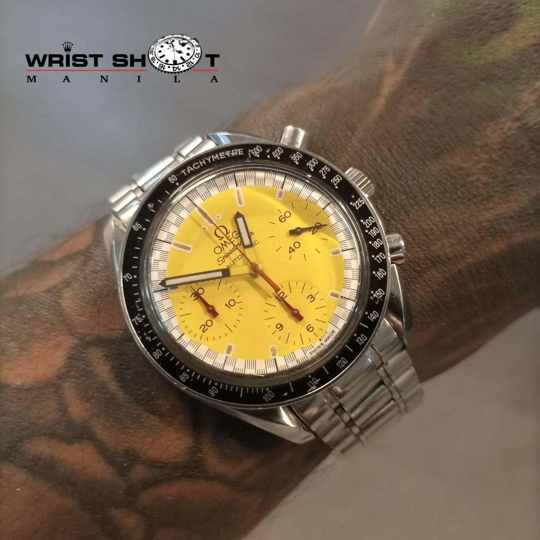 Omega Speedmaster Michael Schumacher Yellow Dial, Luxury, Watches on ...