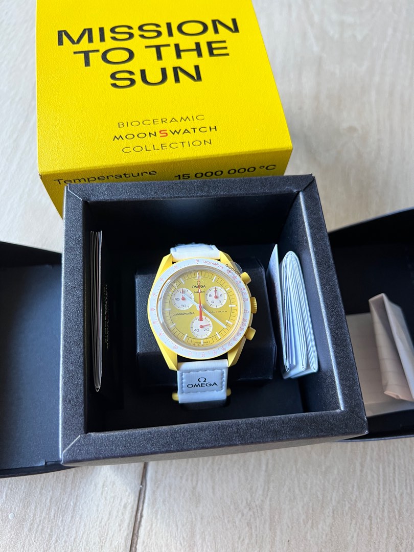 Omega x Swatch MoonSwatch Mission to the Sun, Men's Fashion, Watches ...