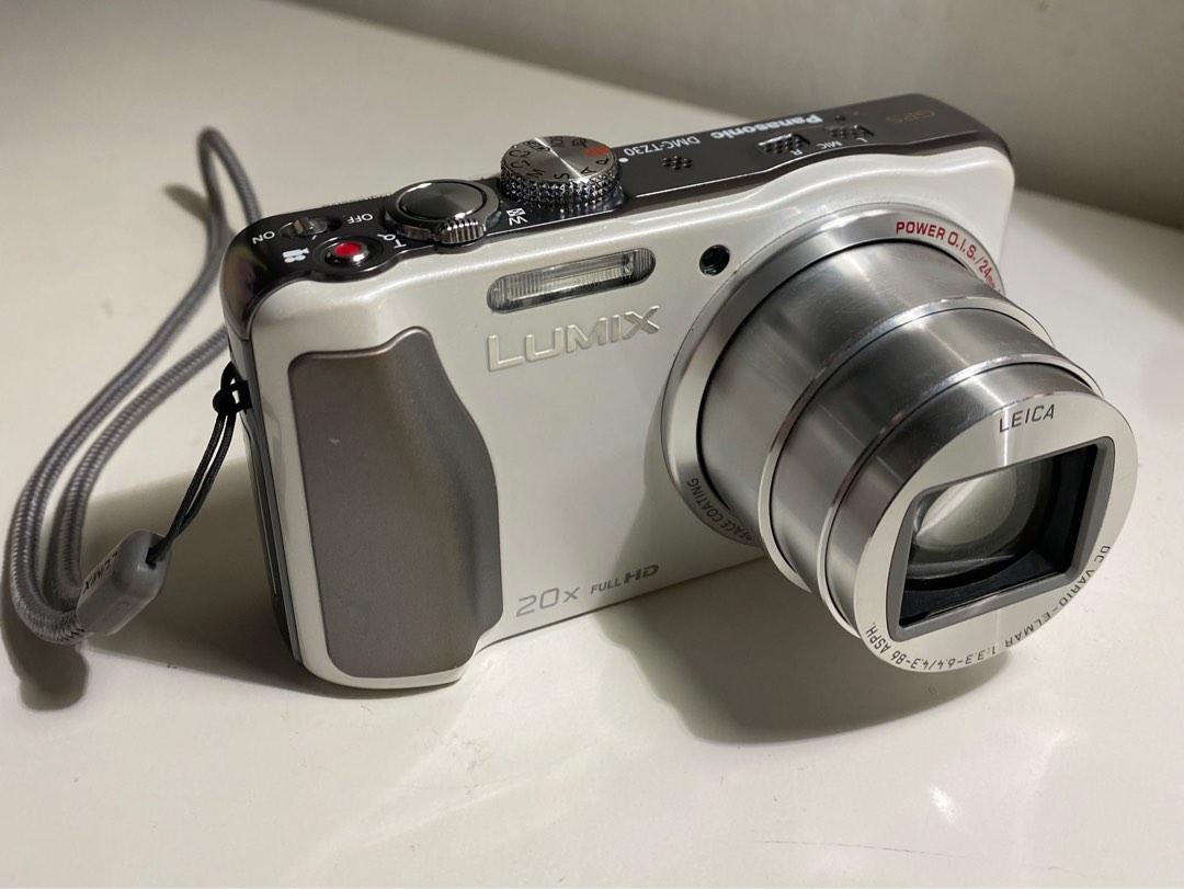 Panasonic Leica Lumix TZ30 Travel Compact Camera White 20x Optical Zoom ...