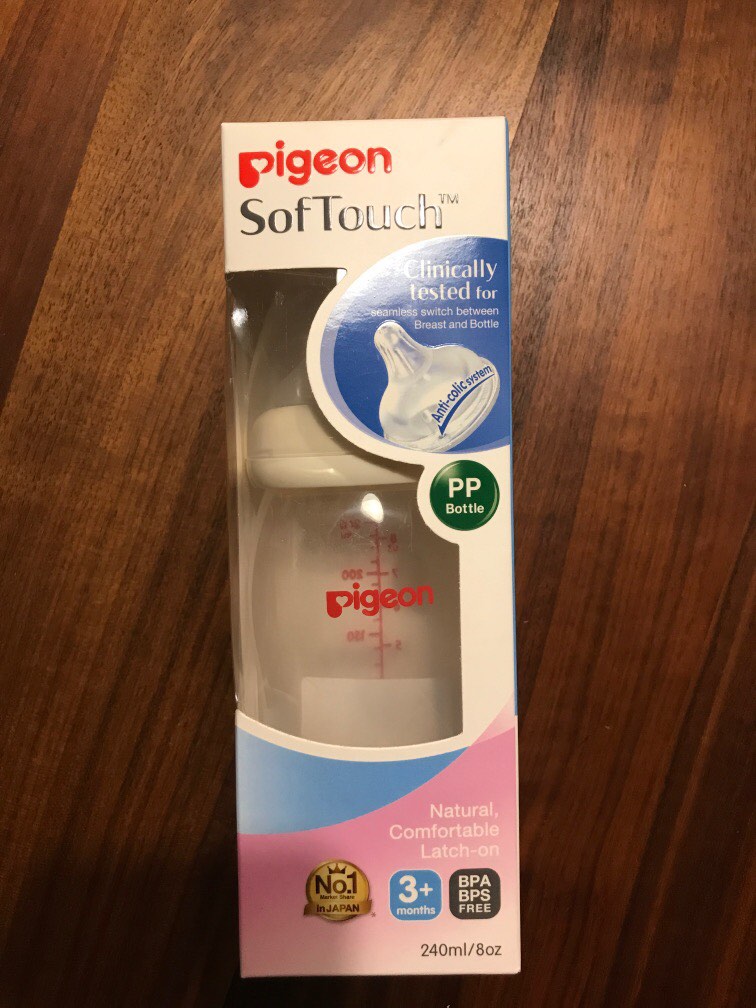 Pigeon Soft Touch Milk Bottle, Babies & Kids, Nursing & Feeding ...