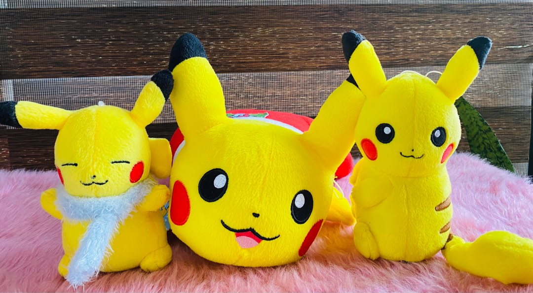 Pikachu mini plushies, Hobbies & Toys, Toys & Games on Carousell