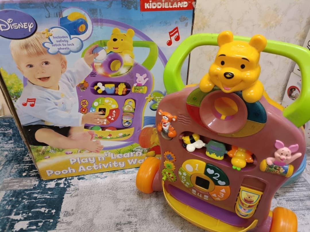 Pooh Disney Activity Walker, Babies & Kids, Infant Playtime on Carousell