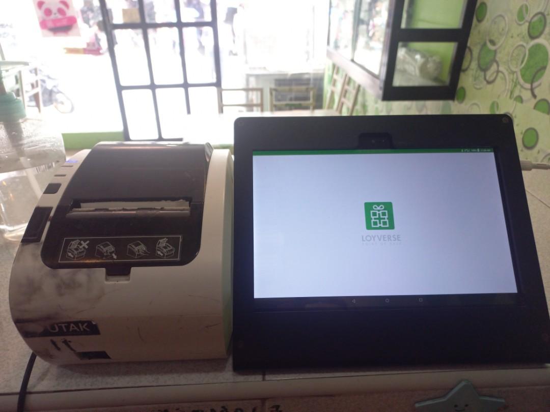 Pos machine with receipt printer, Computers & Tech, Office & Business ...