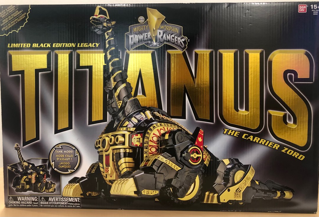 Power Rangers Limited Black Edition Legacy Titanus, Hobbies & Toys ...