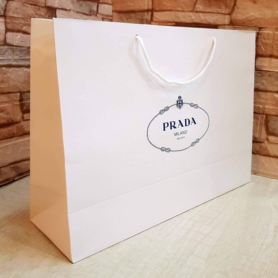 PRADA PAPER BAG, Luxury, Bags & Wallets on Carousell