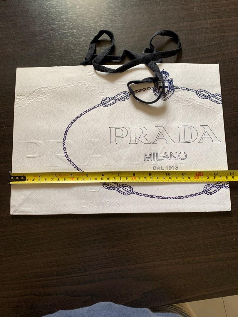 Prada paperbag (authentic), Luxury, Accessories on Carousell
