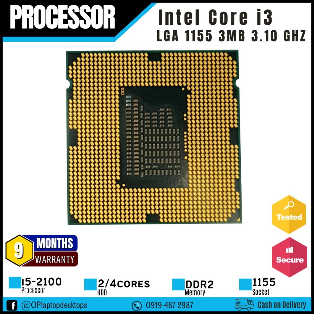 Pre Owned Intel Core I3 Socket 1155 Processor Computers And Tech Desktops On Carousell