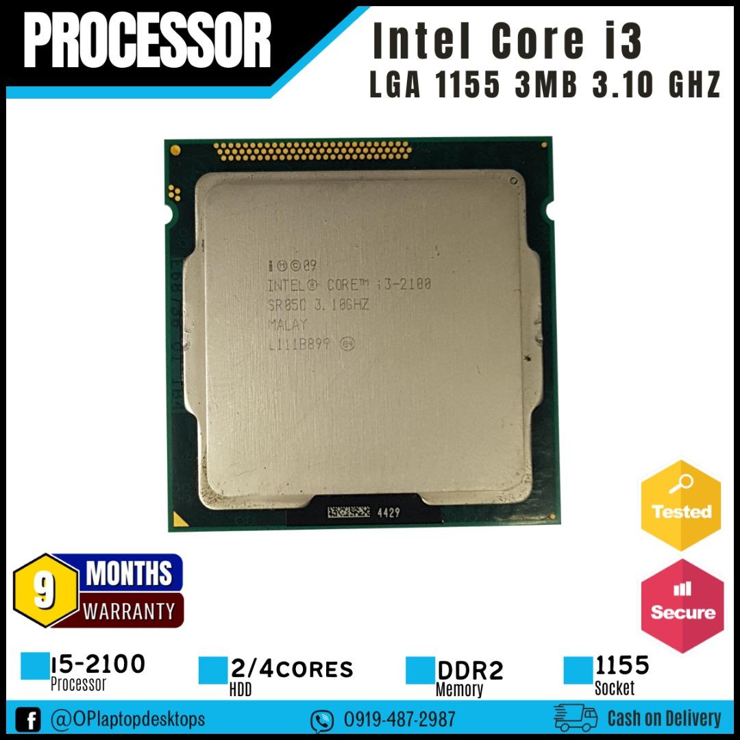 Pre Owned Intel Core i3 Socket 1155 Processor, Computers & Tech ...