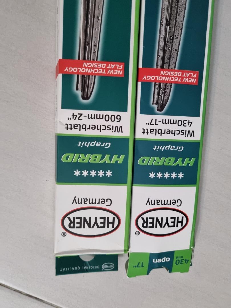 Proton X70 Front Wiper Set Heyner Germany NANO Graphite Extra Long Life ...