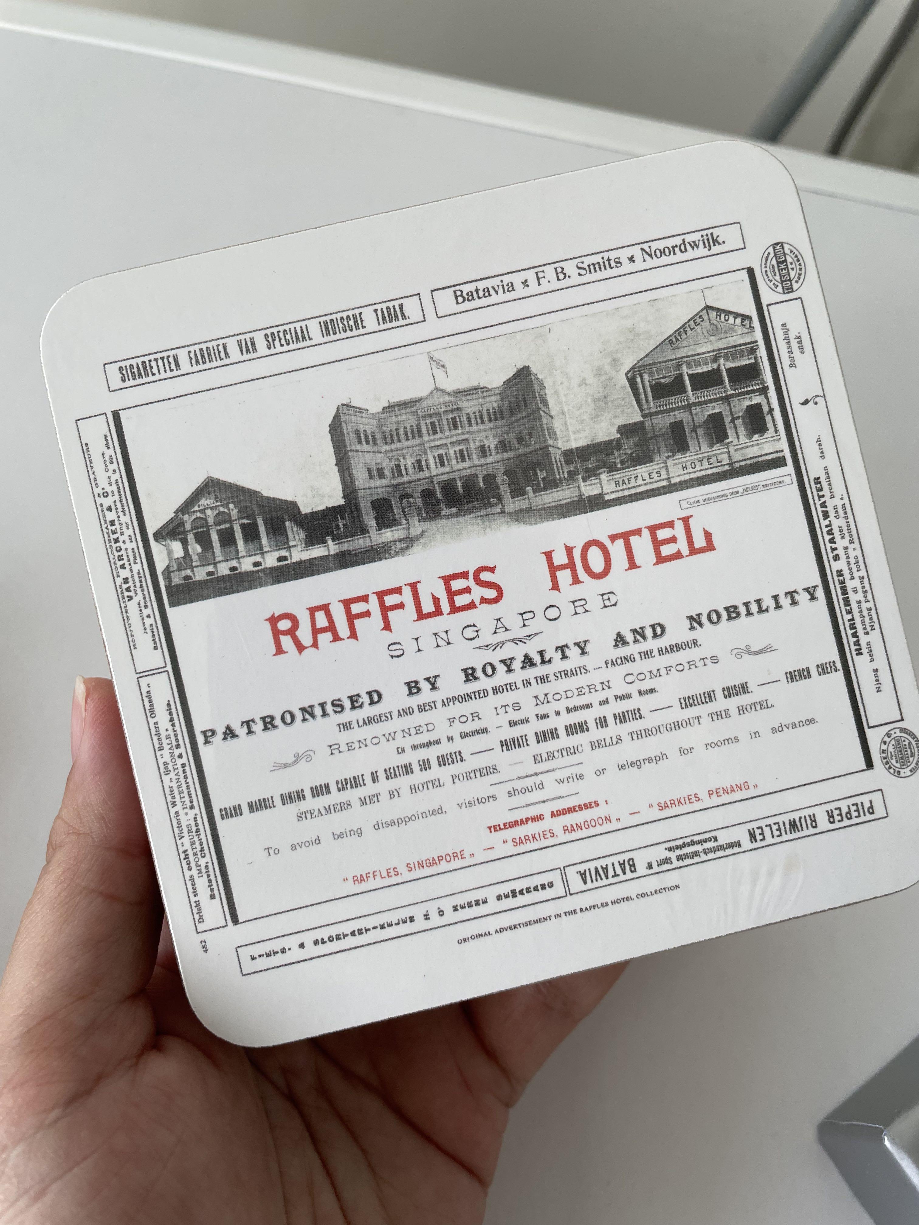 Raffles Hotel Coasters, Furniture & Home Living, Kitchenware ...
