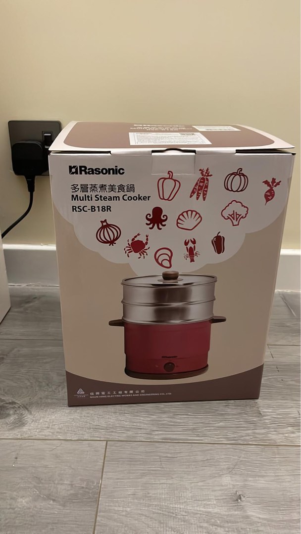 全新Rasonic 多層蒸煮美食鍋，觀塘至坑口地鐵站交收, 家庭電器, 廚房電器, 鍋具 - Carousell