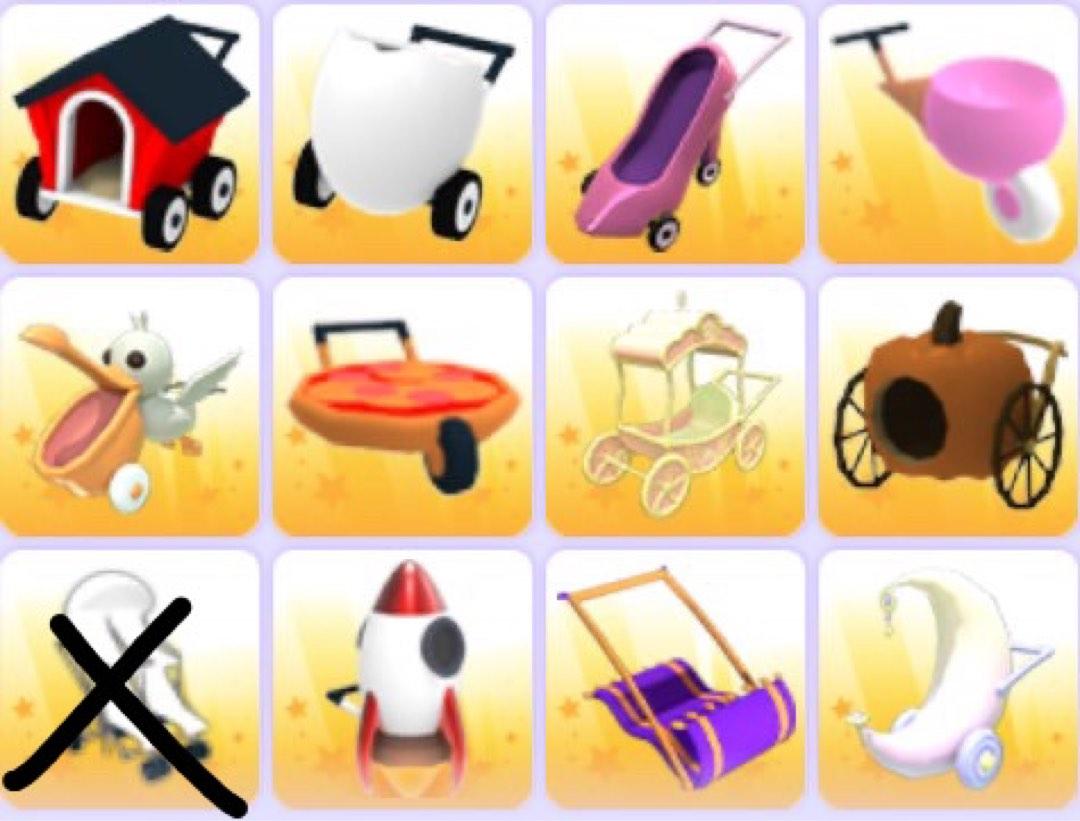 Roblox Adopt Me - Strollers, Video Gaming, Gaming Accessories, In-Game ...