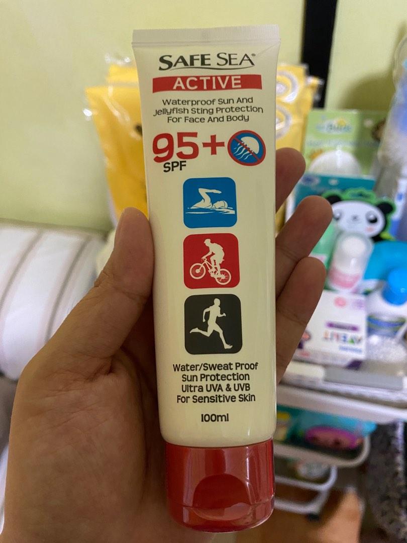 Safe Sea Active SPF95+ Anti-Jellyfish (100ml), Beauty & Personal Care ...