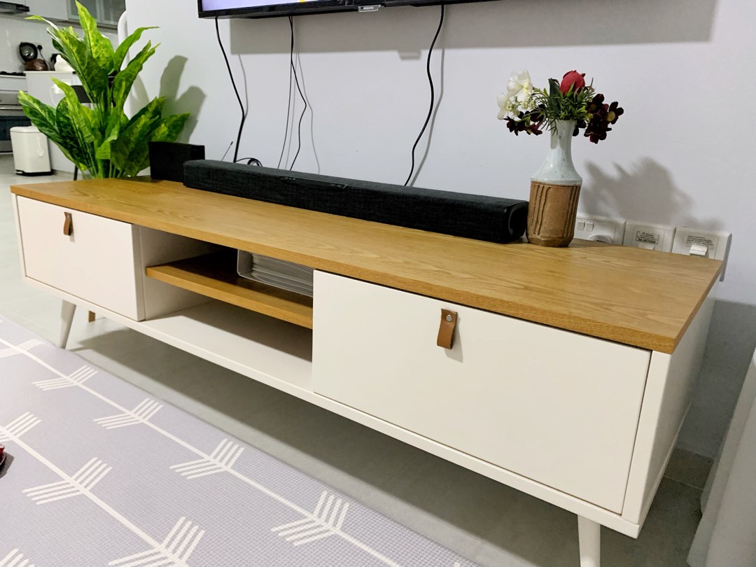 Scandi style TV console, Furniture & Home Living, Furniture, TV ...