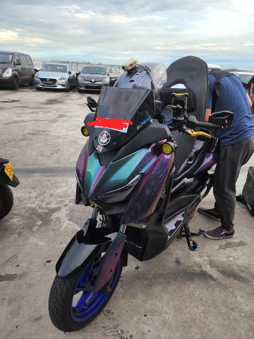 Scooters Spray Painting, Motorcycles, Motorcycle Accessories on Carousell