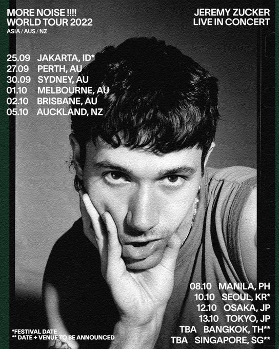 SELLING Standing Jeremy Zucker concert tickets, Tickets & Vouchers ...