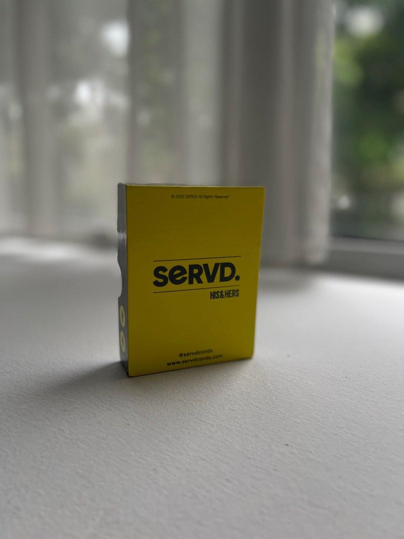 SERVD Game for couples, Hobbies & Toys, Toys & Games on Carousell